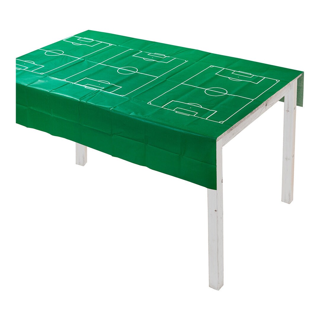 Football Party Table Cover, Football Party Theme, Recyclable Party ...