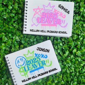 Personalised School Leavers Book, Year 6 School Leavers Message Book ...