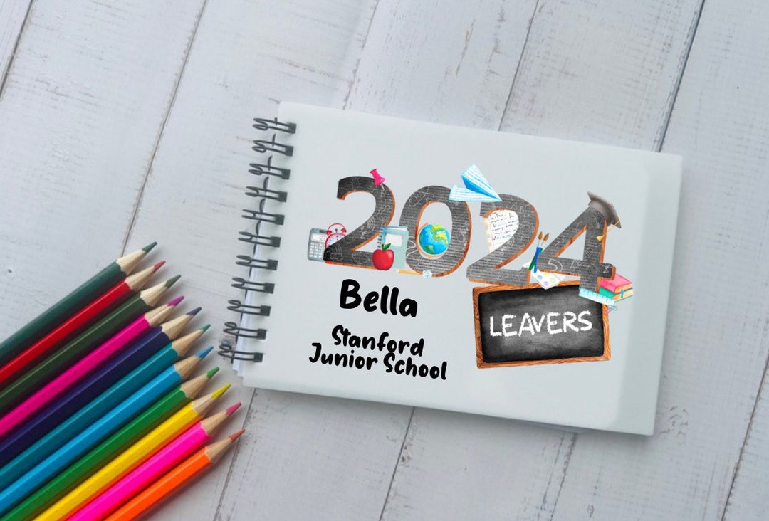 School Leavers Message Book, School Leavers Autograph Book, School ...