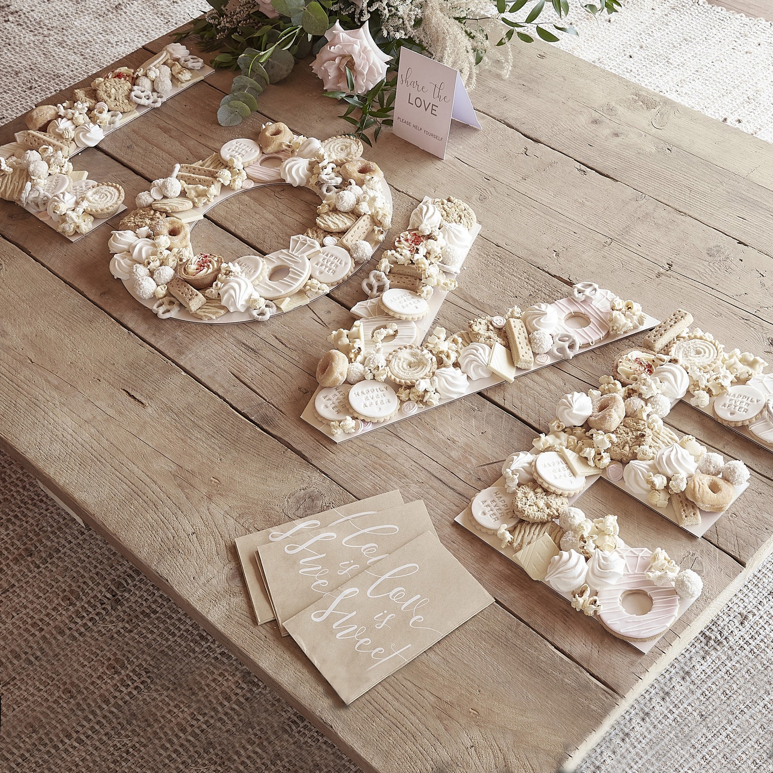 Love Wedding Grazing Board Kit Charcuterie Board Wedding - Etsy UK