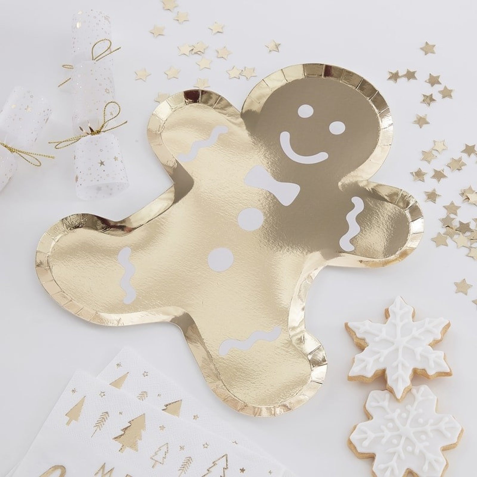6 Gold Star Place Cards Gold Place Cards Christmas Place - Etsy UK