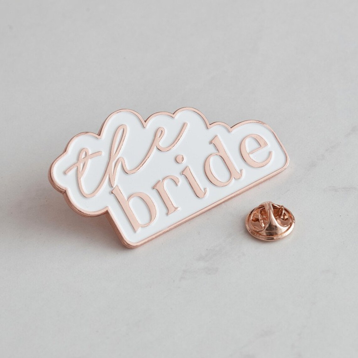 Rose Gold the Bride Enamel Badge Bride to Be Gift Hen Party - Etsy UK