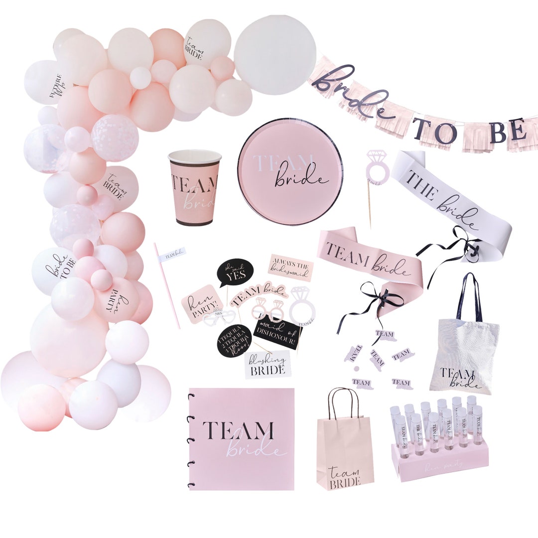 Hen Party Decorations, Hen Party Sash, Hen Do Balloons, Bridal Shower ...