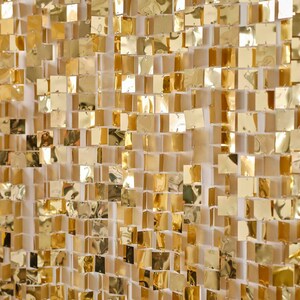 Champagne Gold Sequin Hanging Backdrop Decoration, Gold Birthday ...