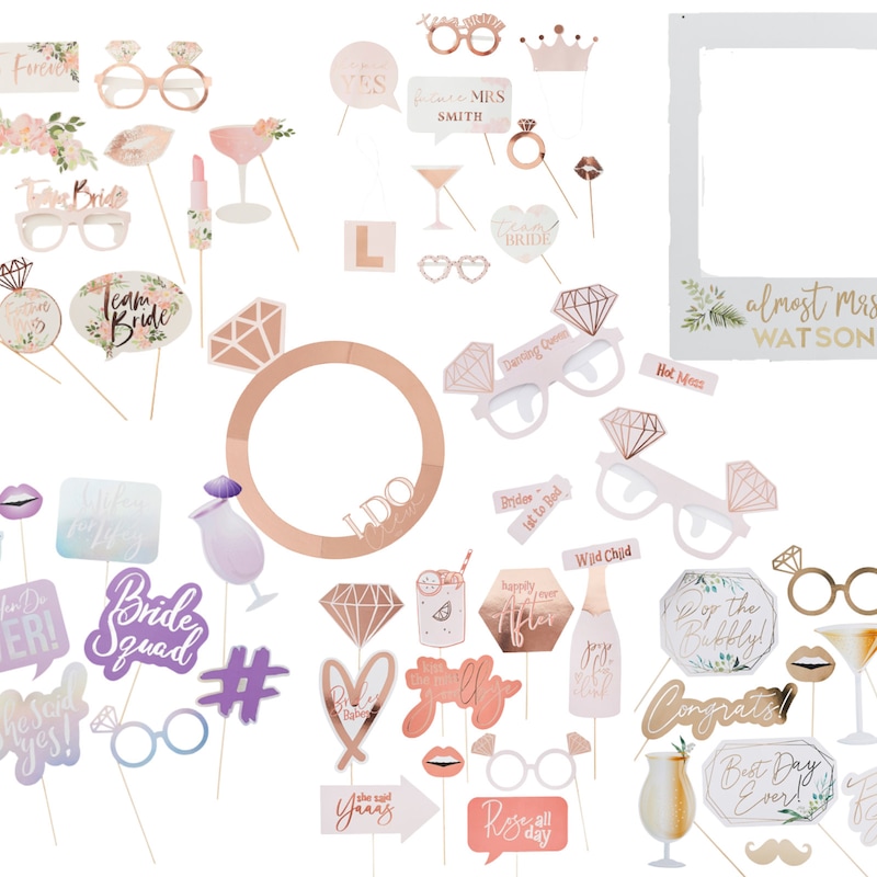 Bridal Photo Props - Etsy
