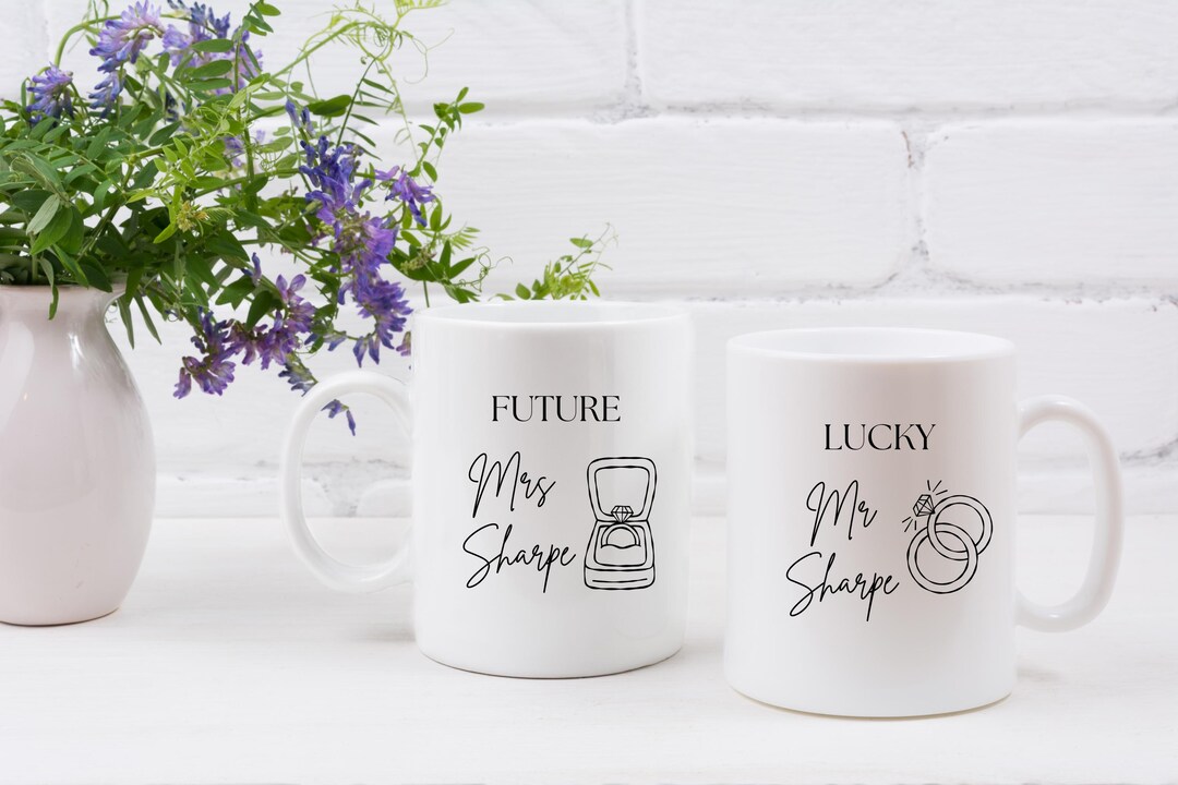 Engagement Mugs, Bride to Be, Engagement Gift, Wedding Planning Mug ...
