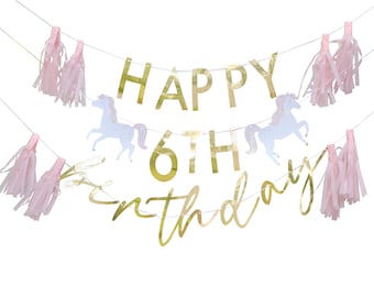 Princess Birthday Banner, Princess Party Decorations, Princess Happy ...