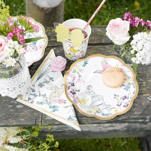 Fairy paper plates store