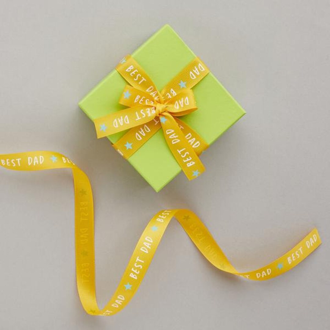 Best Dad Gift Ribbon, Fathers Day Gift Ribbon, Father Day Ribbon ...