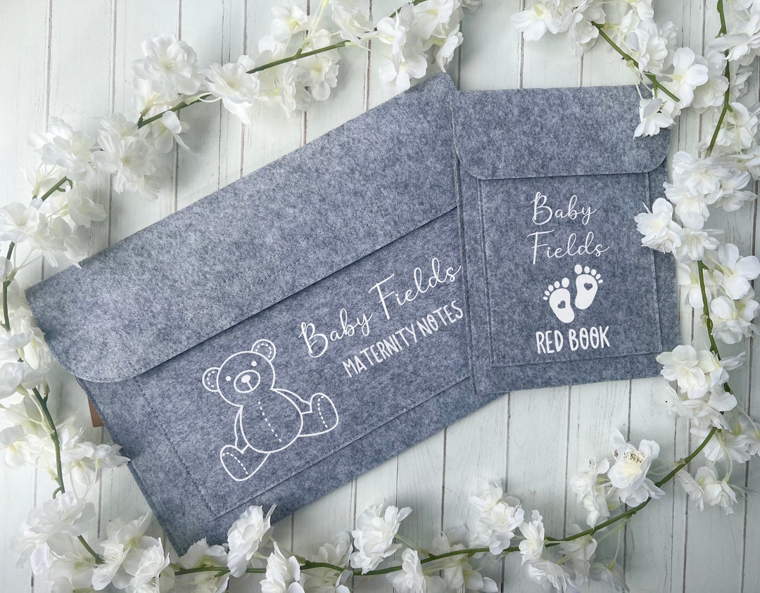 Personalised Maternity Notes Folder, Pregnancy Gift, Pregnancy Notes ...