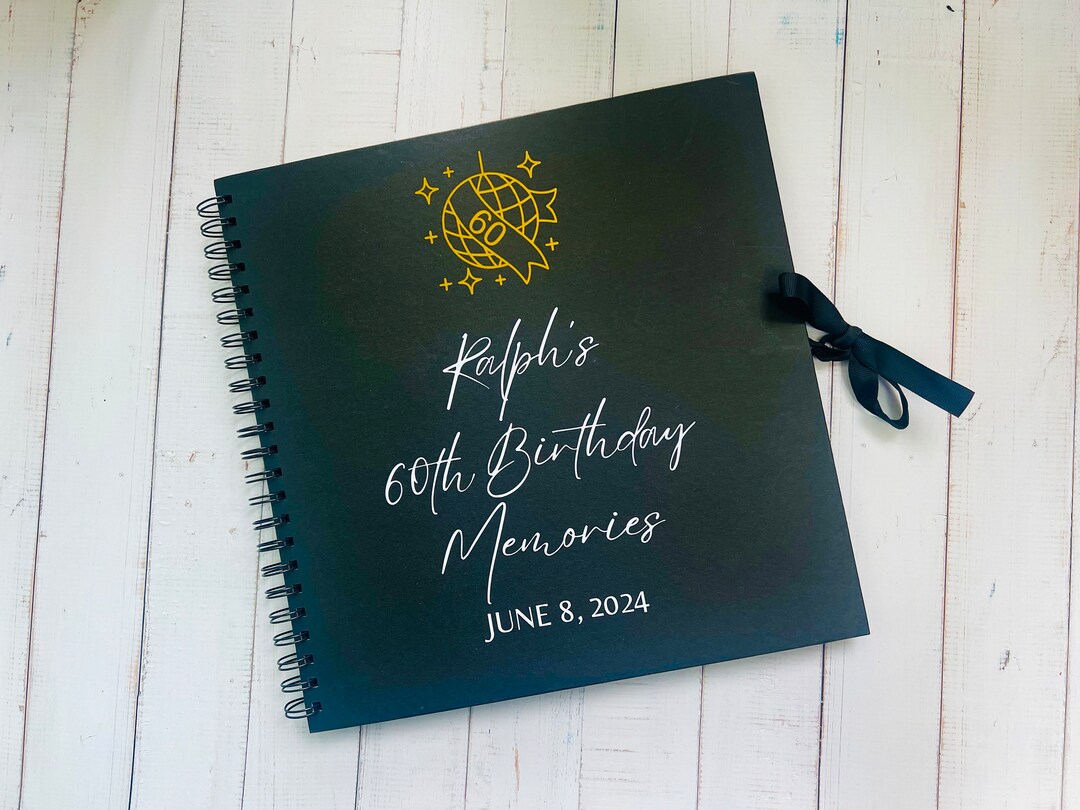 Birthday Memory Book, Birthday Scrapbook, Birthday Photo Album ...