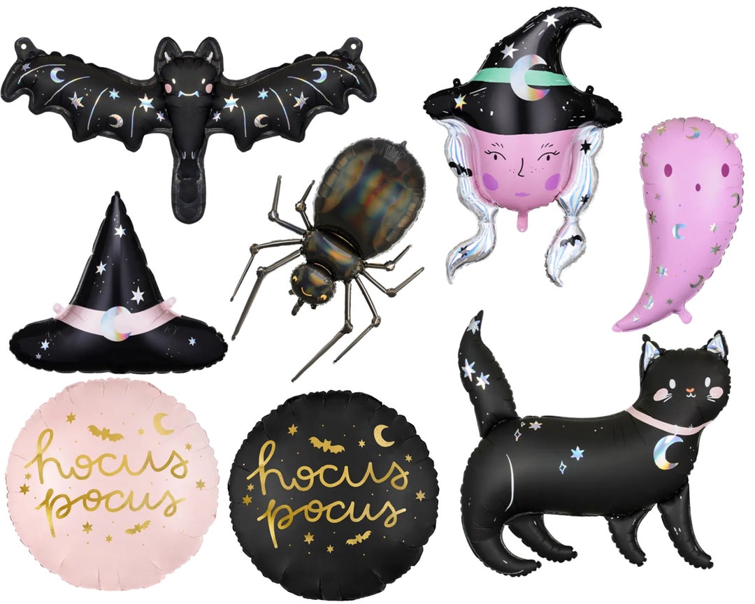Halloween Balloons, Bat Balloon, Halloween Decorations, Witch Balloon ...