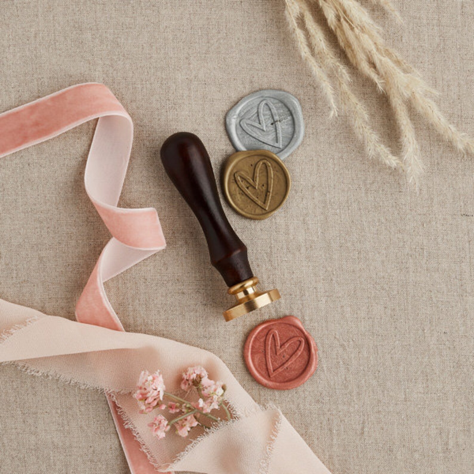 Heart Stamp Wax Seal Wedding Stamp Wax Seal Wax Stamp | Etsy