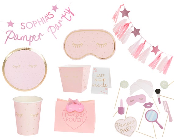 Pamper Party Decorations Spa Party Decorations Pamper Party - Etsy