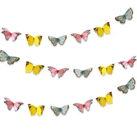 Butterfly Party Bunting Butterfly Banner Butterfly Garland - Etsy UK