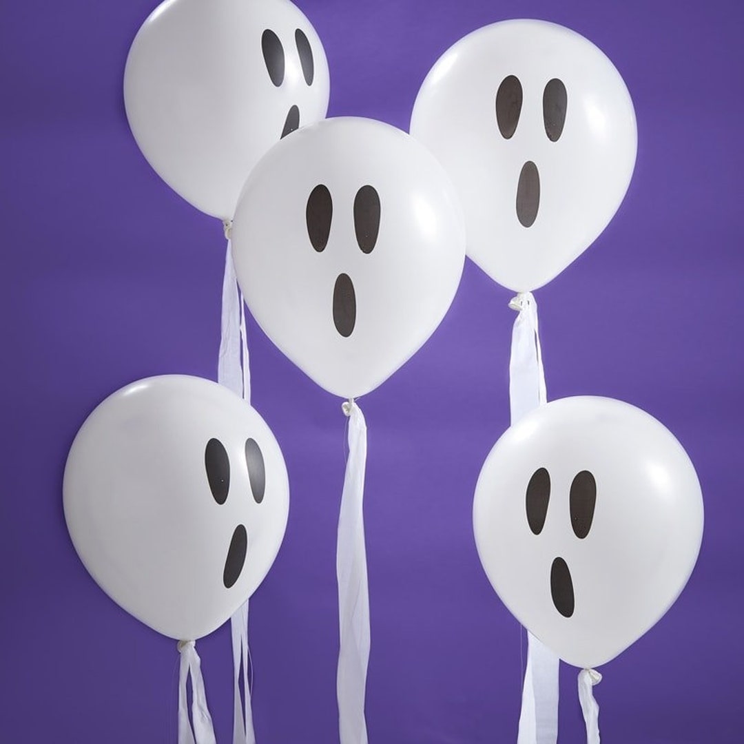 Halloween Ghost Balloons, White Ghost Balloons, Helium Balloons ...