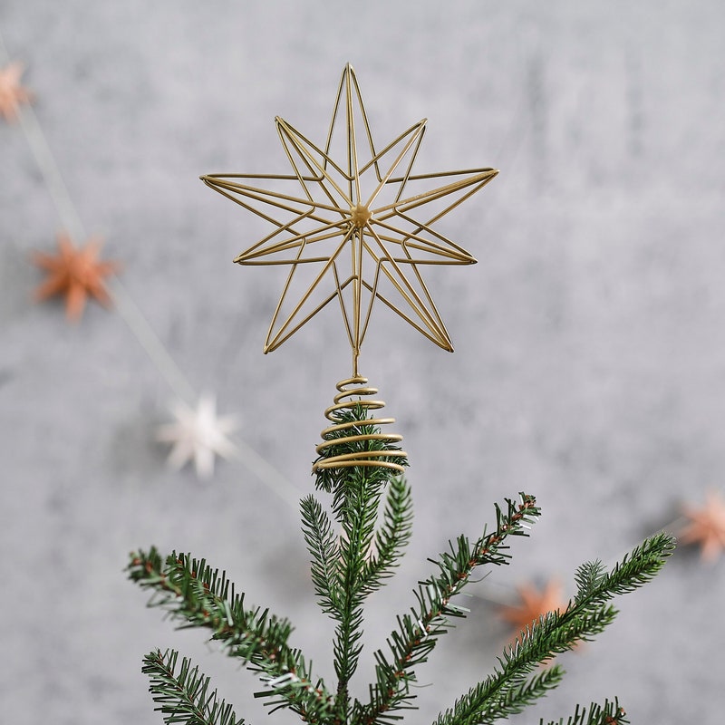 Gold Tree Topper - Etsy