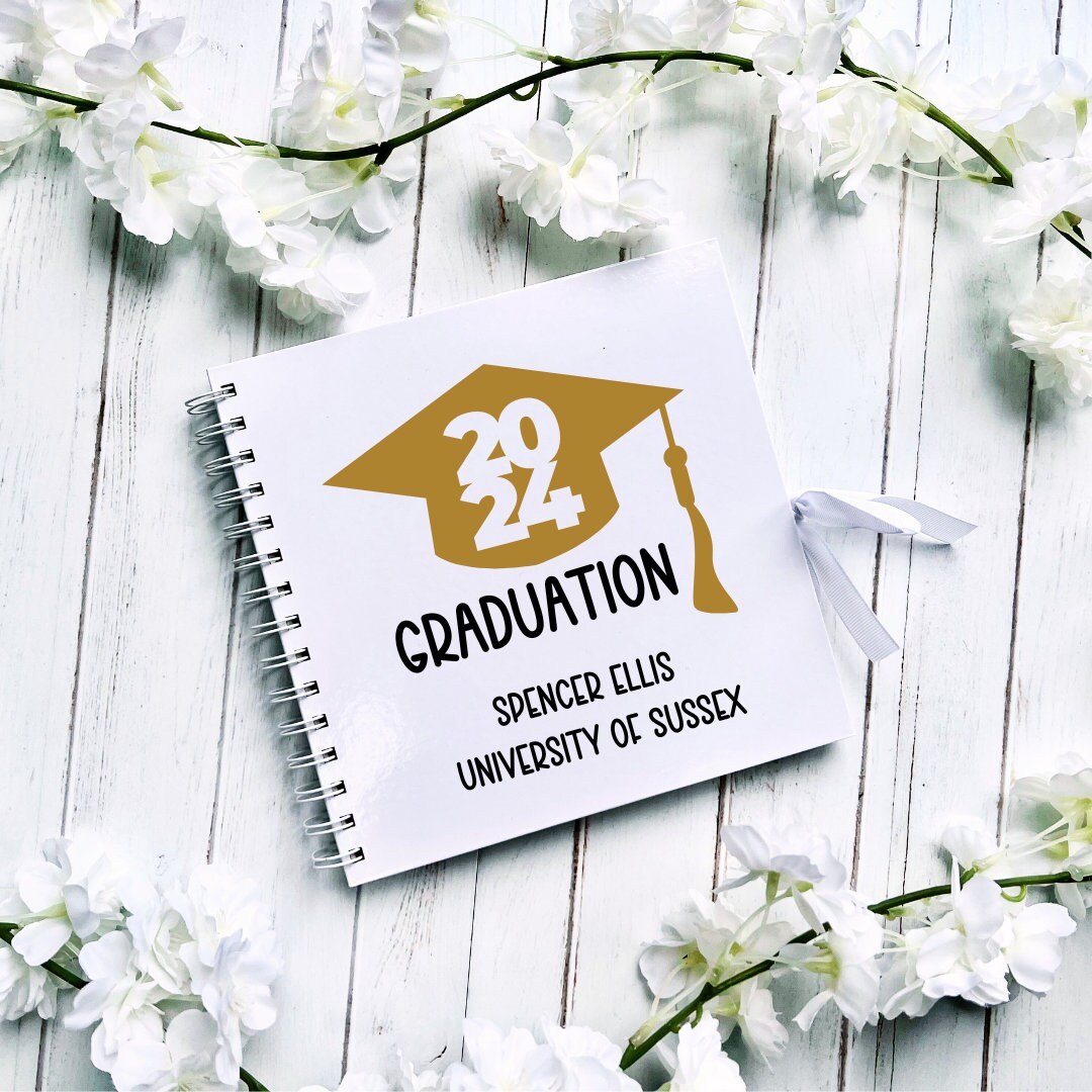 Graduation Memory Book, Graduation Scrapbook, Graduation Photo Album ...