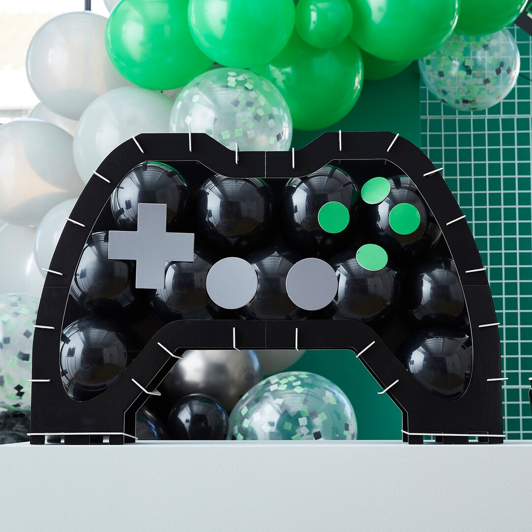 Controller Shaped Balloon Mosaic Stand Kit, Gaming Balloons, Video Game ...