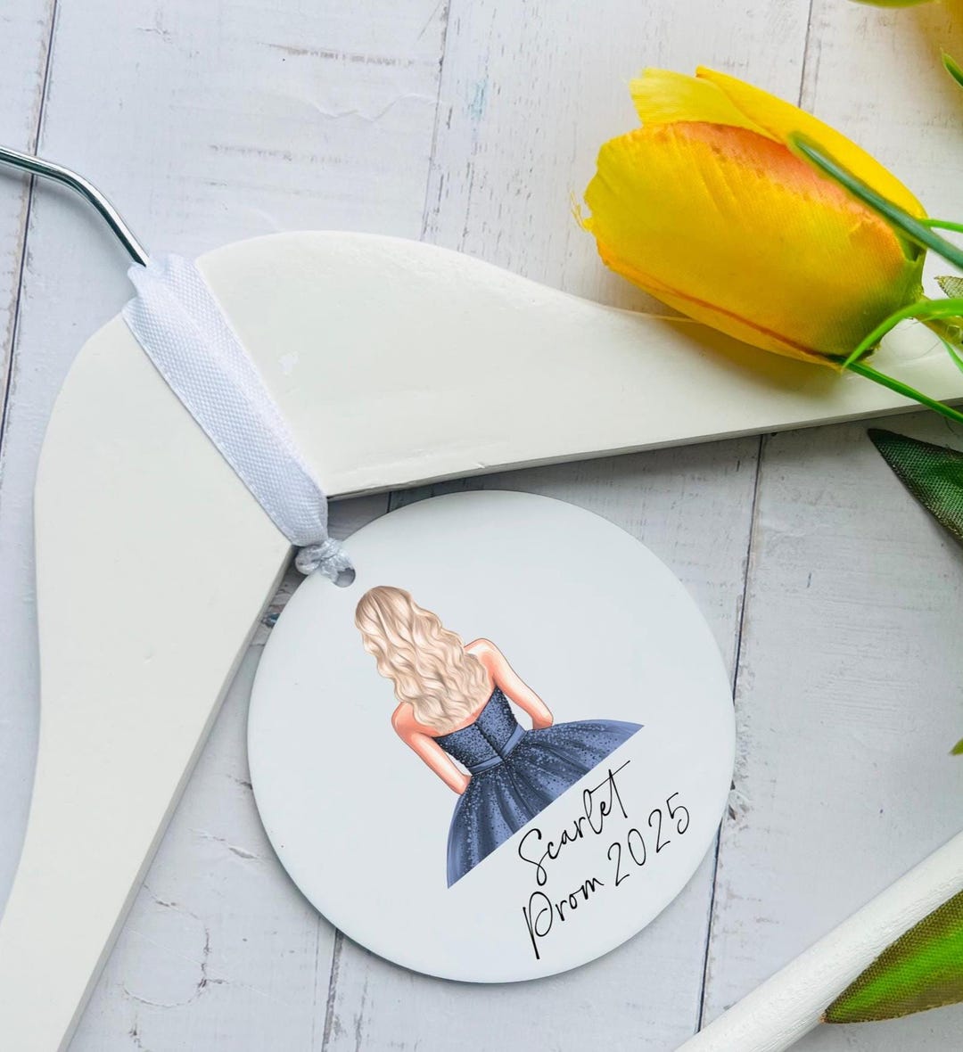 Personalised Prom Hanger Tag, Prom Gift, Prom Keepsake, Prom Dress ...