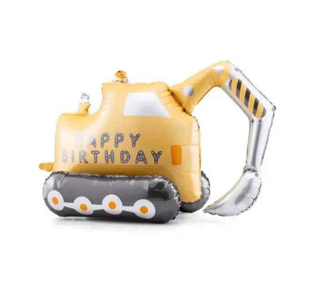 41" Excavator Balloon, Digger Balloon, Standing Foil Balloon ...