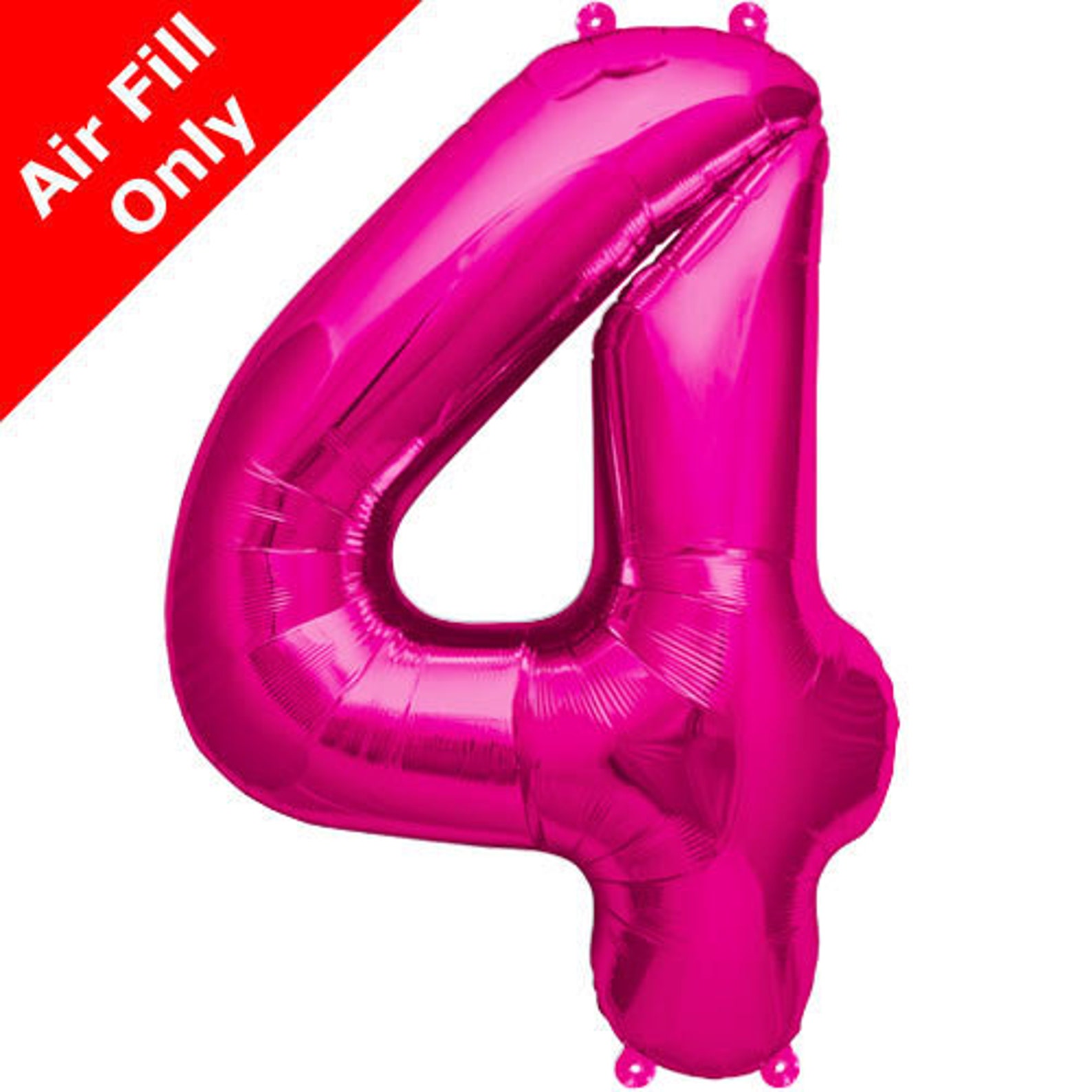 Hot pink Number 7 Balloon Pink Number Seven Balloon Pink | Etsy