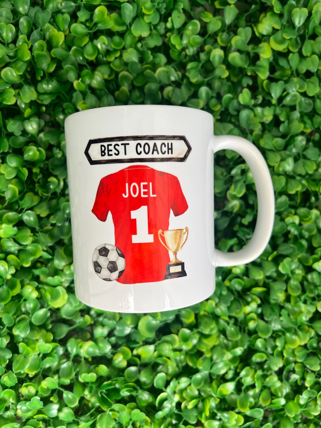 Personalised Football Coach Mug, Coach Thank You Gift, Coach Christmas ...