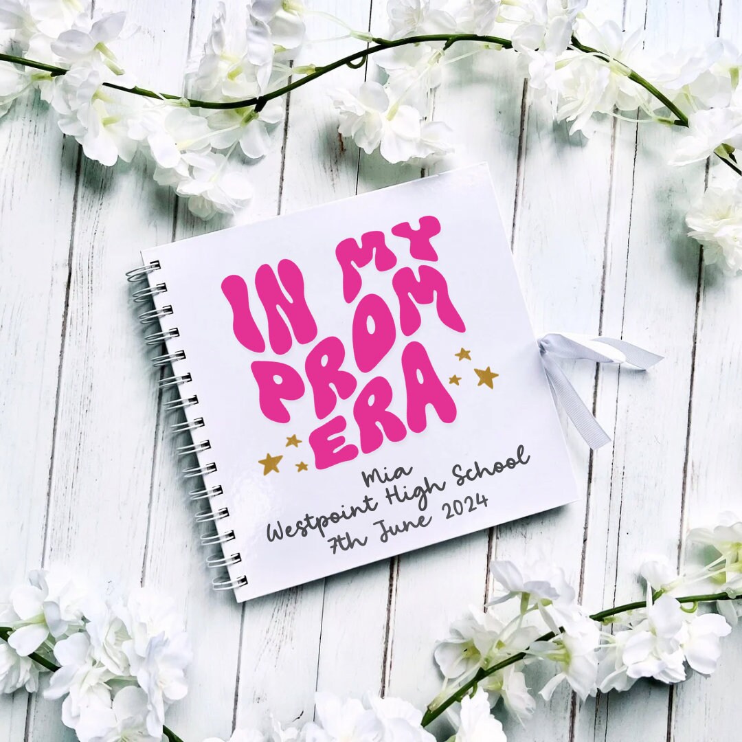 Prom Memory Book, Prom Scrapbook, Prom Photo Album, Prom Gift, Prom ...