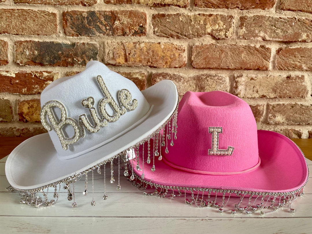 Cowboy Hen Party Hat, Bride to Be Hat, Bachelorette Party Weekend Hat ...
