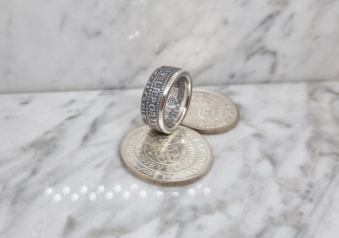 1000 Escudos Coin Ring "european Art Exhibition" From Portugal in ...