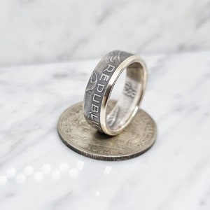 Coin Ring 10 Escudos De Portugal in Silver coin Ring - Etsy