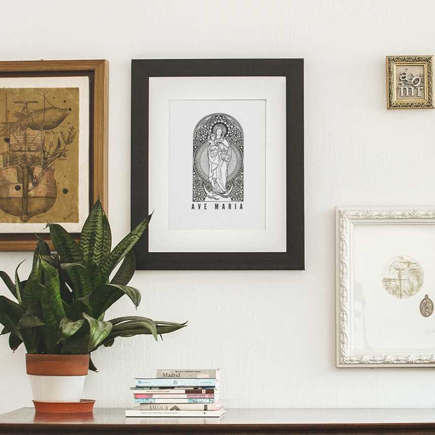 Ave Maria Art Print - Etsy