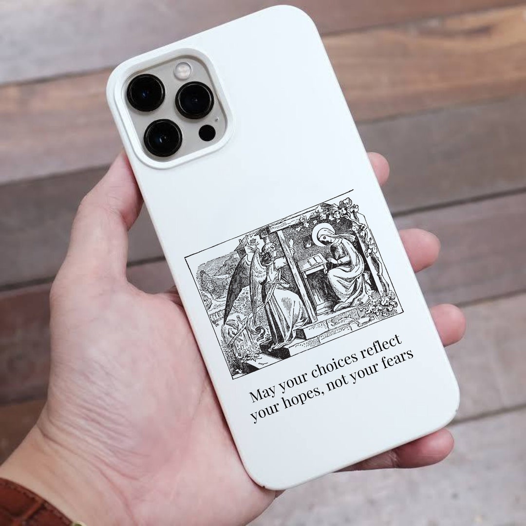 Hope Over Fear Annunciation Phone Case / Samsung and Apple - Etsy