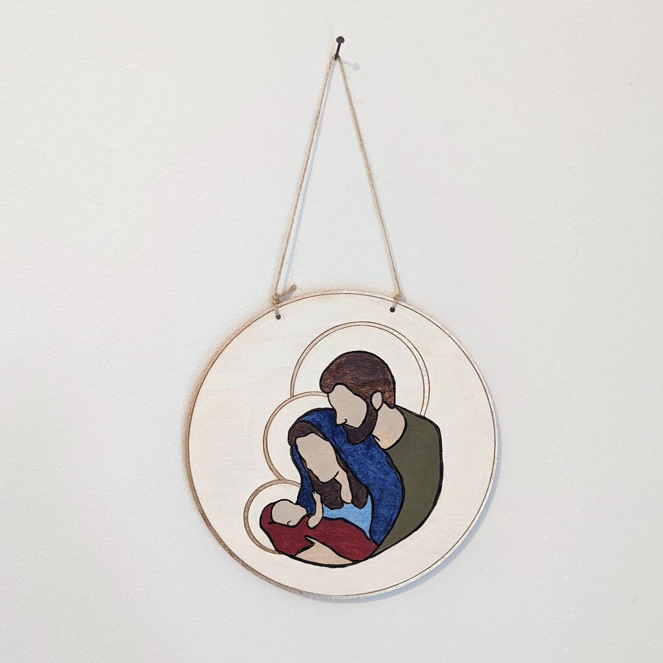 Holy Family Wall Decor Craft Kit - Etsy