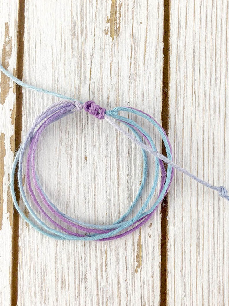 Colorful Layered Bracelet Stacking Bracelet String Bracelet Hemp ...