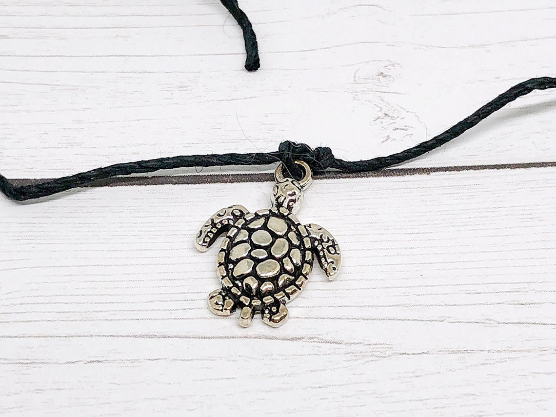 String Charm Bracelet Save the Turtles Bracelet Make a - Etsy