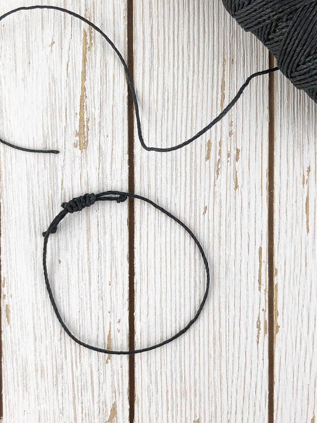 Adjustable Hemp Bracelet | Simple Bracelet | Waxed Hemp String | Cord ...
