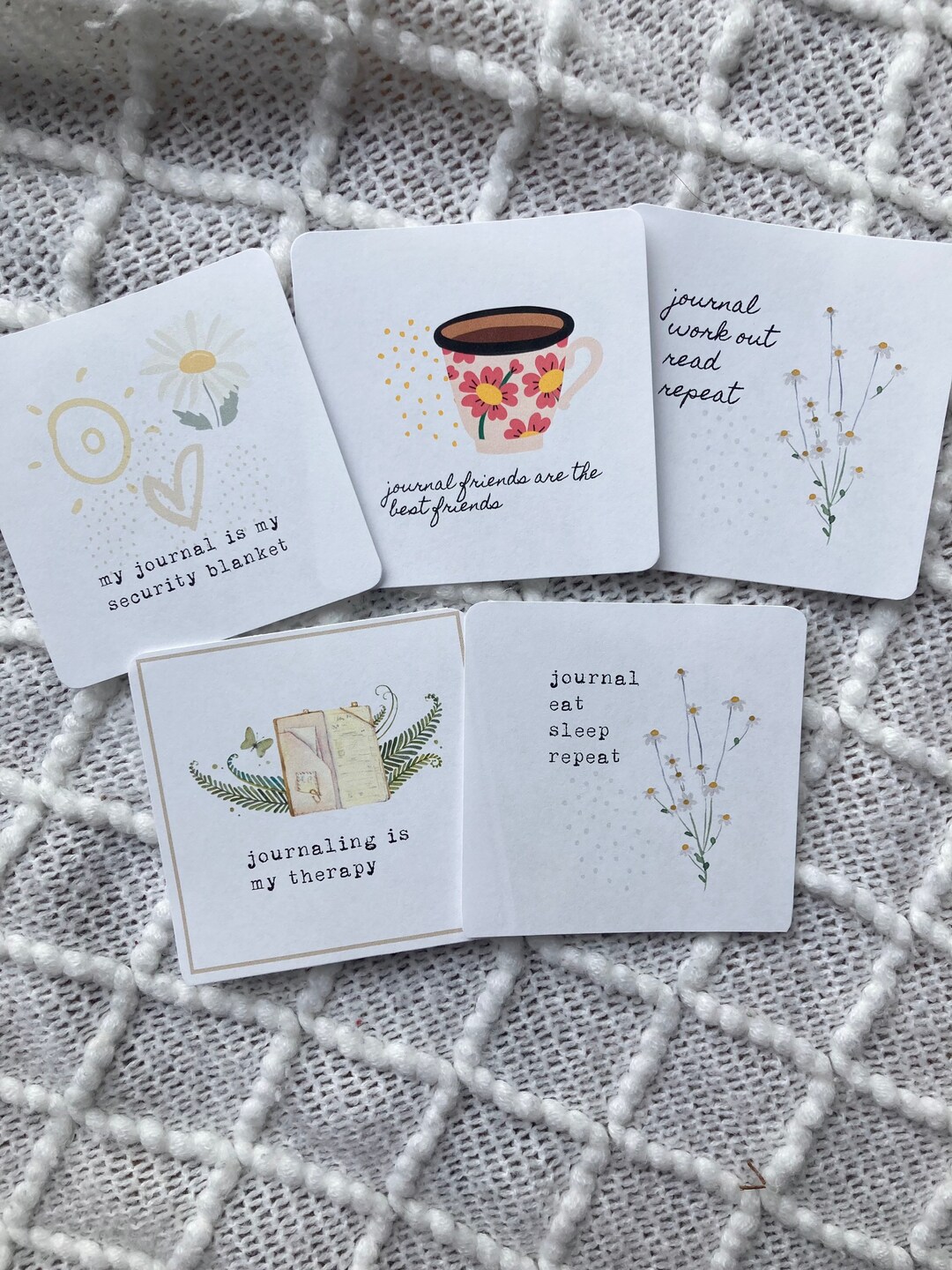 Journal Inspiration Cards: Printable Planner Embellishments (PDF) - Etsy