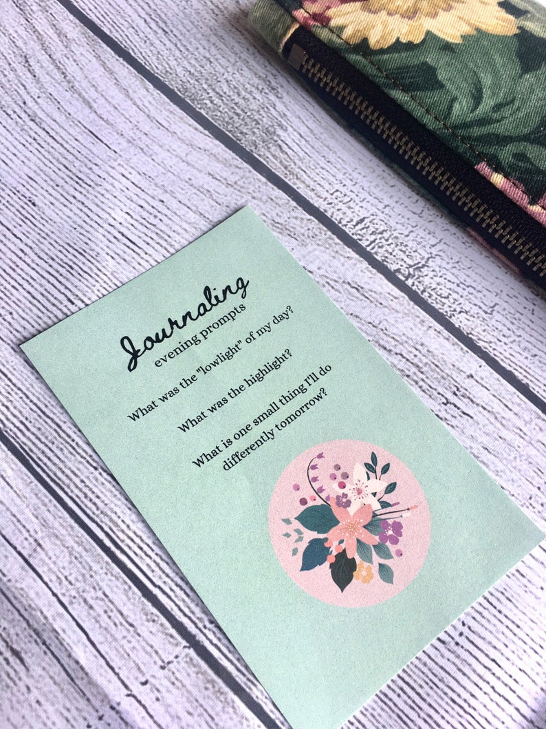 Night Routine Journal Card Journal Prompts Printable - Etsy