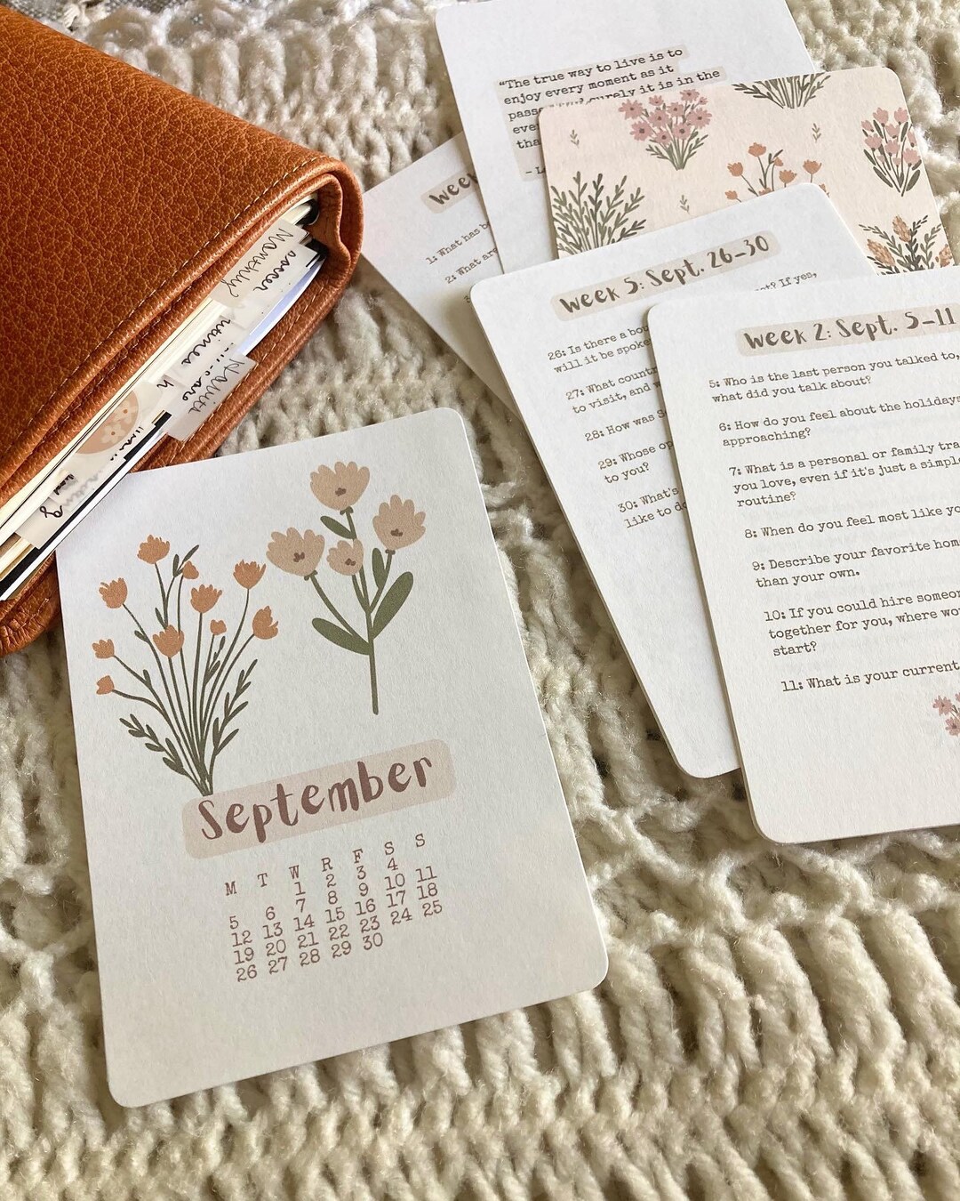 September 2022 Journal Prompts Kit: Bujo Printables (PDF Download) - Etsy