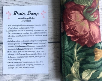 Weekly Journaling Pages Printable, Weekly Journal Prompts, Brain Dump ...