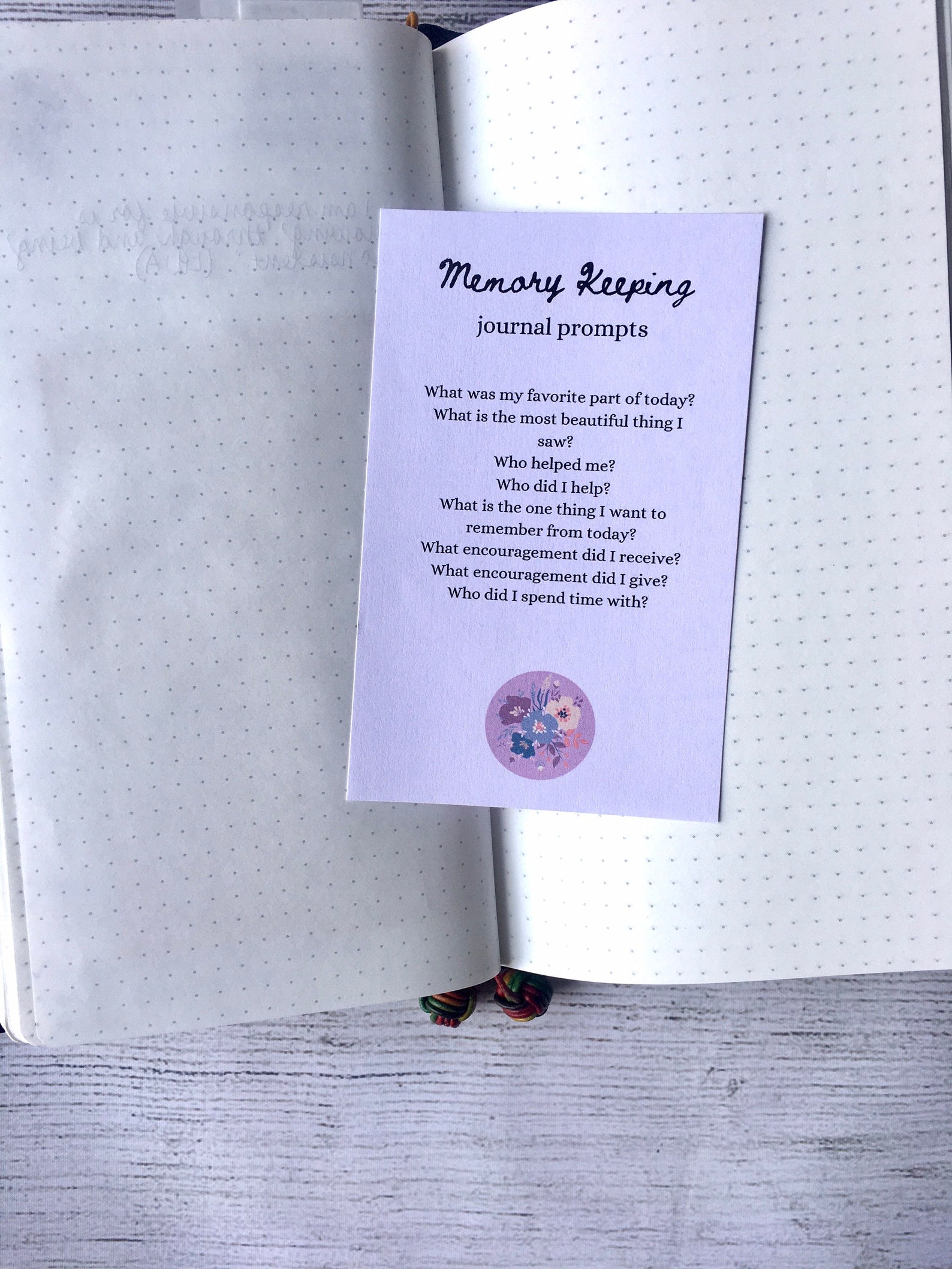 Memory Keeping Journal Card Printable Journal Prompts - Etsy