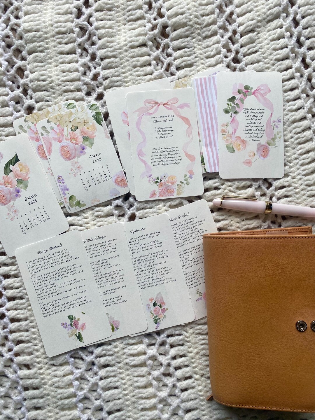 June 2025 Journaling Kit: Planner Printables & Journal Cards (PDF ...