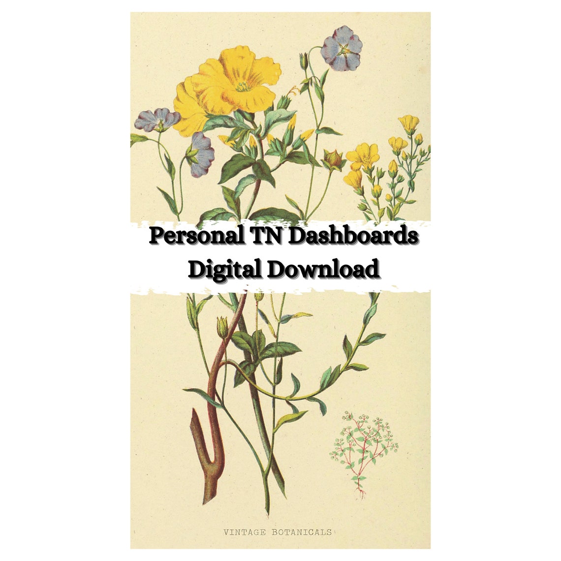 Personal Printable Floral Dashboards Digital Download | Etsy