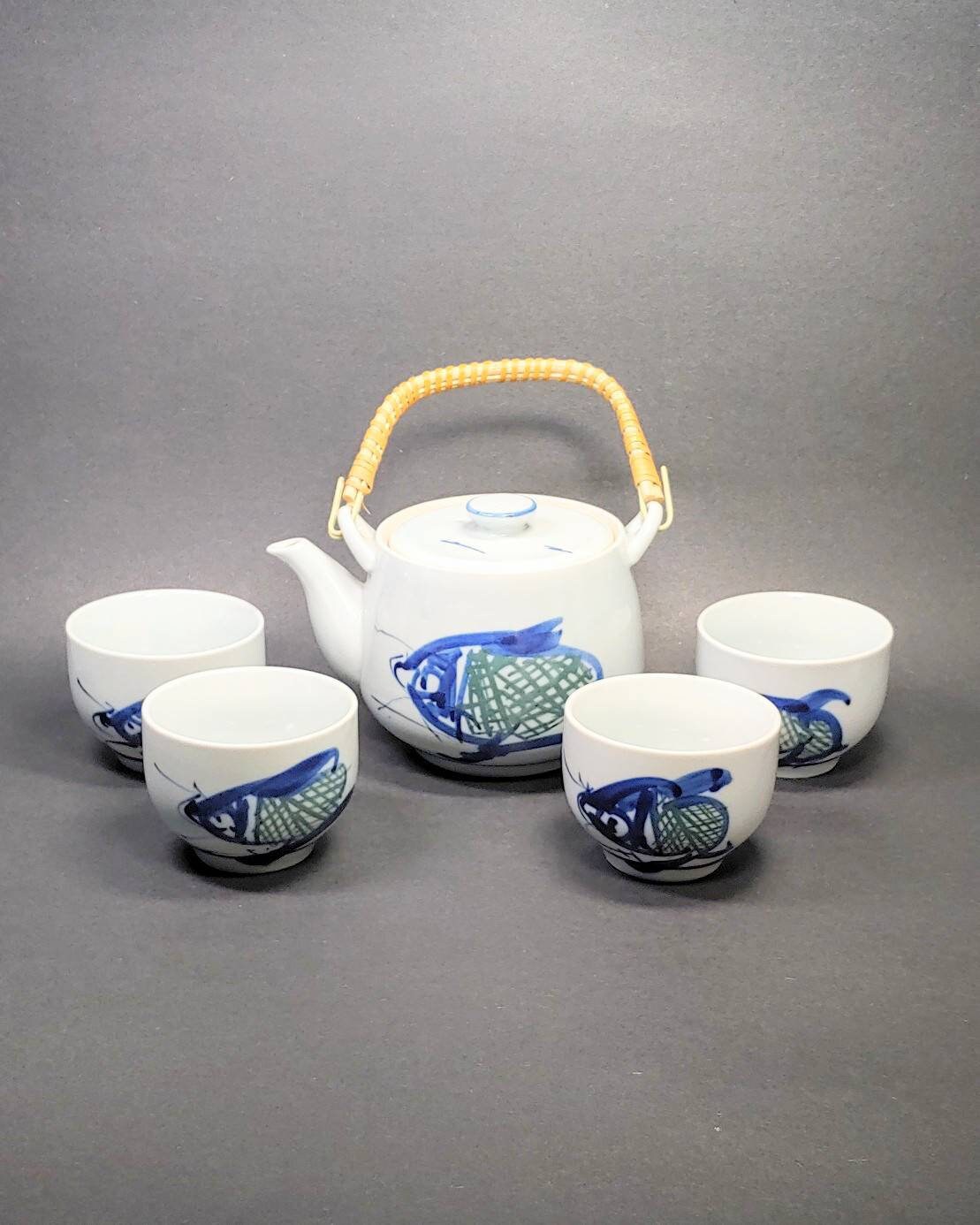 Vintage Nakagama Japanese Celadon Teas Set - Etsy