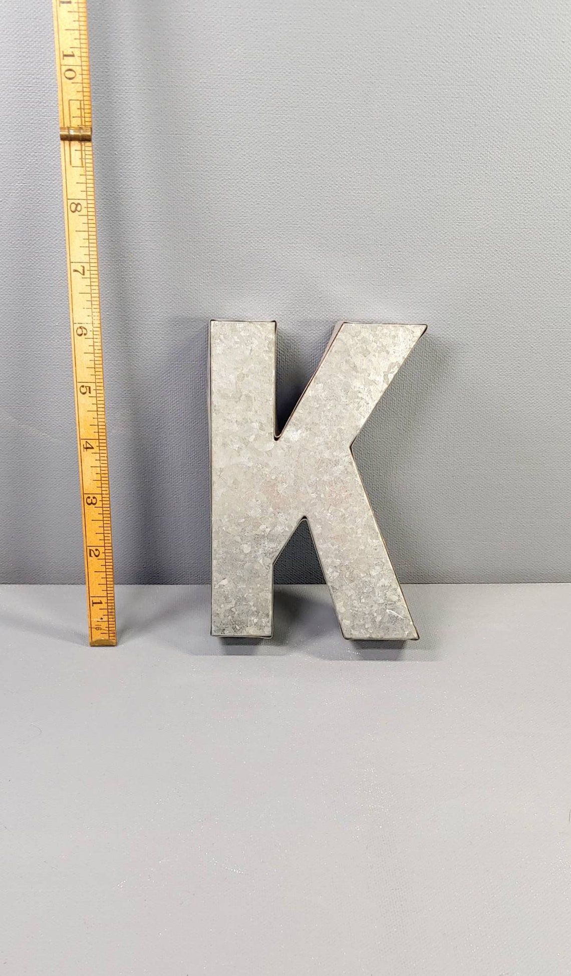 Industrial Metal Letter k - Etsy