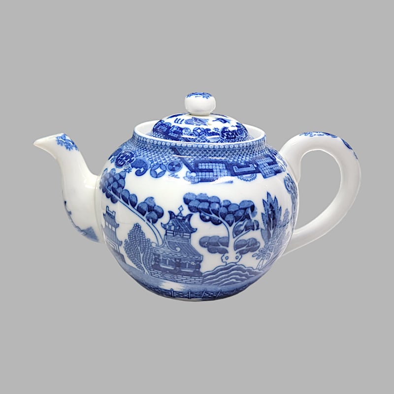 Blue Willow Teapot - Etsy