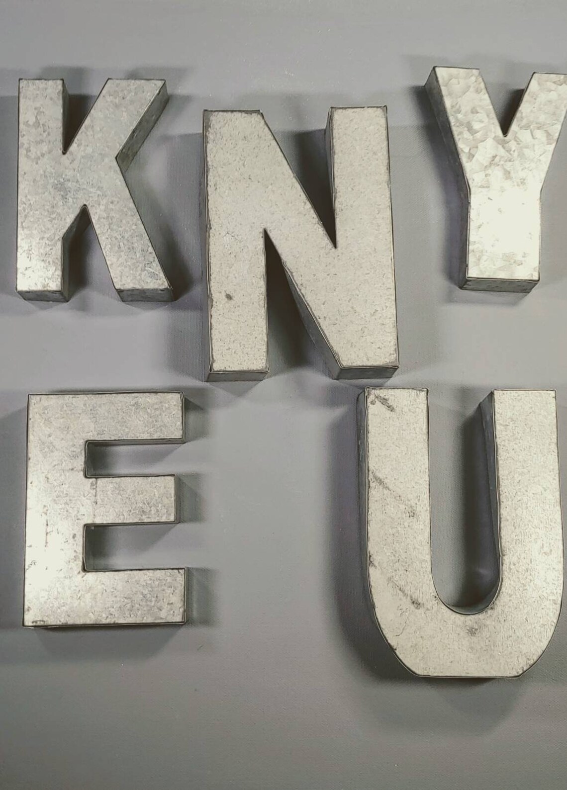 Industrial Metal Letter k - Etsy