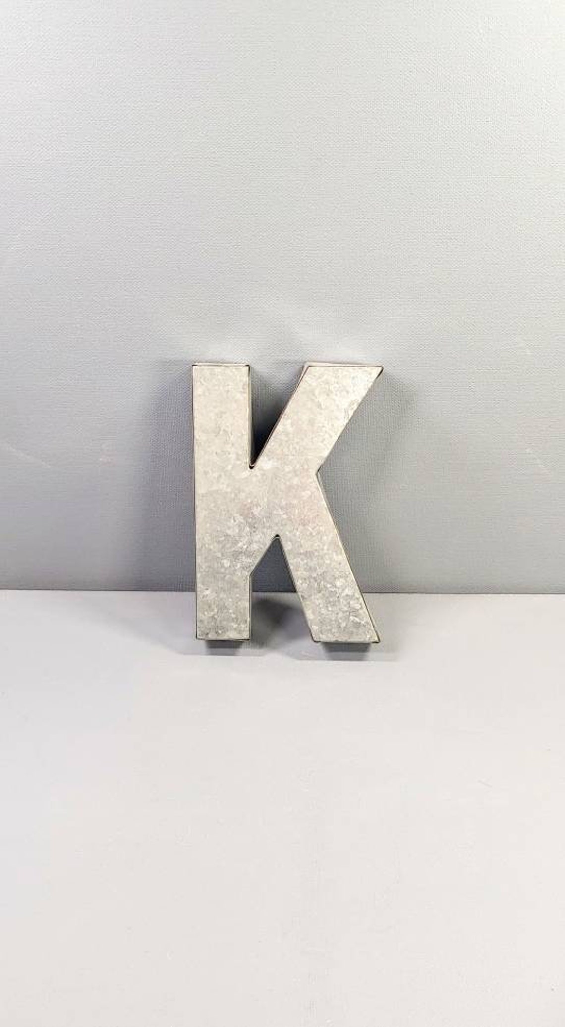 Industrial Metal Letter k - Etsy