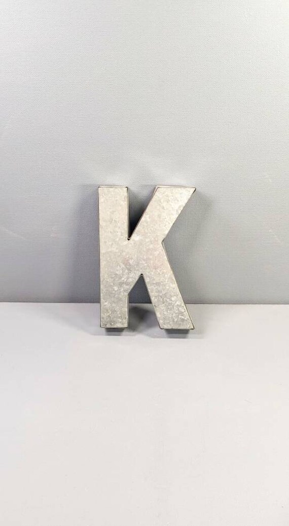 Industrial Metal Letter k | Etsy
